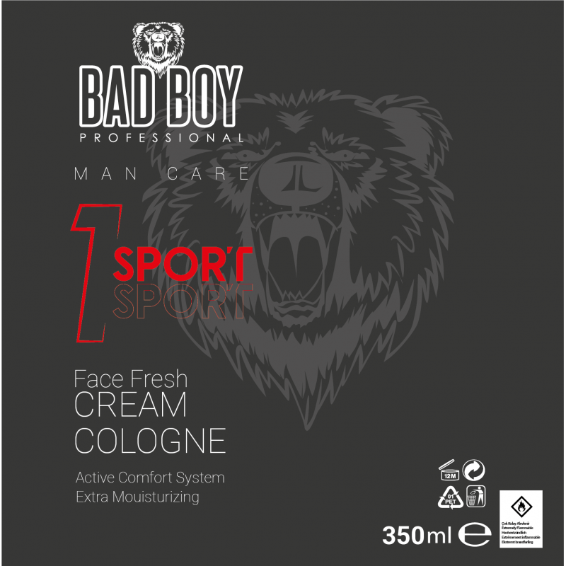 Bad boy Face Fresh CREAMCOLOGNE N1 SPORT 350ml